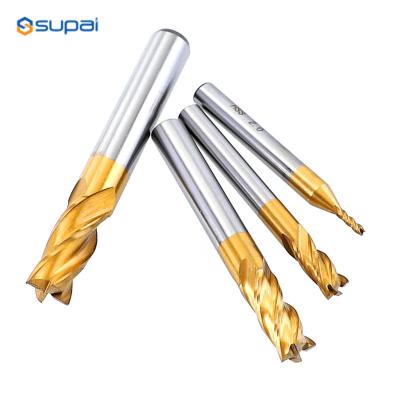 China HSS End Mill 50-150mm Overall Length 2/4/6/8/10/12/14/16/18/20 Flutes No Coating for sale