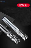China HSS End Mill With Radius 0.5-3mm Overall Length 50-150mm for sale