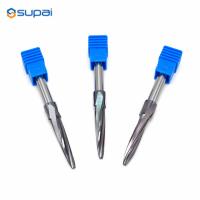 China Tapered End Milling Cutter With Center Cutting And No Coolant Through for sale