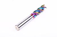 China DLC Coating Tungsten Steel Aluminum End Mill With Center Cutting for sale