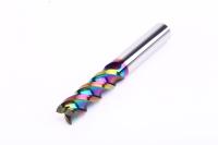 China DLC Coating Tungsten Steel Aluminum End Mill With Center Cutting for sale