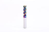 China DLC Coating Tungsten Steel Aluminum End Mill With Center Cutting for sale