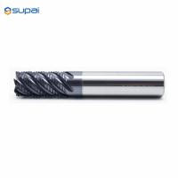 China Long Flute Roughing End Mill Suitable For 12mm Cutting Diameter With 3mm Corner Radius for sale