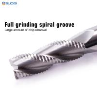 China High Helix Angle Roughing End Mill For Steel - 30° Helix Angle Corner Radius 3mm for sale