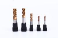 China 38-200mm Overall Length Carbide End Mill with AlTiN Coating and Varies Cutting Speed for sale