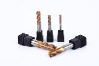 China 38-200mm Overall Length Carbide End Mill with AlTiN Coating and Varies Cutting Speed for sale