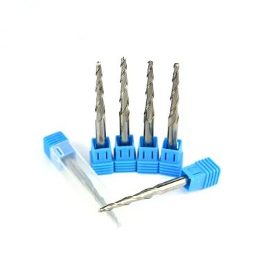 China Solid Carbide Taper Ball Nose End Mill Router Bits Milling Cutters For Woodworking for sale