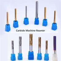 China Solid Carbide Chucking Machine Tapered Drill Straight Groove Reamer Tungsten Steel D10*45*90L*6T for sale