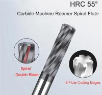 China Solid Carbide Chucking Machine Tapered Drill Straight Groove Reamer Tungsten Steel D10*45*90L*6T for sale