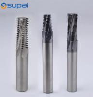 China Tungsten Steel Thread 4 Blade End Mill Double Tooth Full Tooth Milling Cutter Thread Cutter for sale