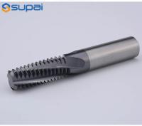China Tungsten Steel Thread 4 Blade End Mill Double Tooth Full Tooth Milling Cutter Thread Cutter for sale