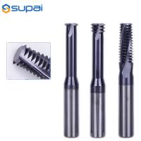China High Hardness Efficient Carbide End Mill With Precision Threads Chip Removal Threading Cutter for sale