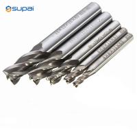 China High Speed Steel End Mills And Drills Square / Ball / Corner Radius Options For Precision for sale