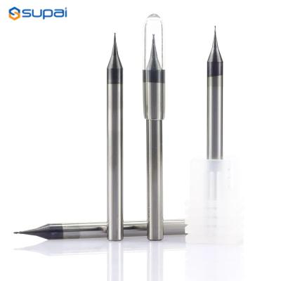 China Square / Ball Nose Micro End Mills 2 Flutes Shank Diameter 4mm for sale