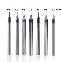 China Square / Ball Nose Micro End Mills 2 Flutes Shank Diameter 4mm for sale
