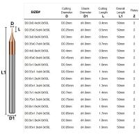 China Carbide Micro End Mills And Short Flute Length Various Materials Machining for sale
