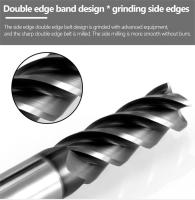 China Carbide Custom End Mills Helix Angle 35 / 38 / 45 / 55 Number Of Flutes 2 / 4 for sale