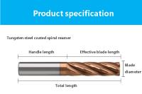 China Customized Coating Solid Carbide Reamers Maximum Accuracy Superior Performance for sale