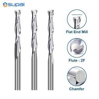 China Varies Cutting Direction Carbide End Mill 38 - 200mm Overall Length for sale