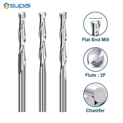 China Varies Cutting Direction Carbide End Mill 38 - 200mm Overall Length for sale