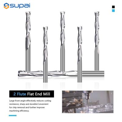 China 2 Flutes Carbide End Mill Varies Cutting Edge Type For Woodworking for sale