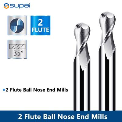 China 35 / 38 / 40 / 45 Helix Angle Carbide End Mill With Varies Flute Length For Metalworking Woodworking for sale