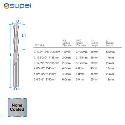 China Versatile Varies Cutting Direction Carbide End Mill For Woodworking for sale