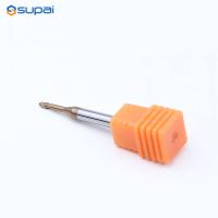 China CNC Long Neck End Mill 2 Flutes Machining Customized Overall Length With Coating for sale