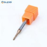 China CNC Long Neck End Mill 2 Flutes Machining Customized Overall Length With Coating for sale