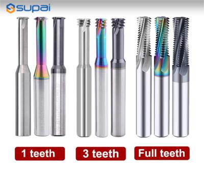 China Custom Overall Length Thread End Mills For Workpiece Carbon Steels Alloy Steels for sale