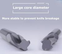 China Customized Thread End Mill CNC Milling Cutter For Carbon Steels Alloy Steels Advanced Technology For Copper Alloy for sale