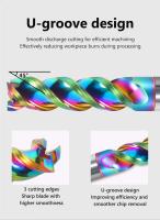 China Precision Tungsten Steel End Mill with Varying Flute Length for Industrial Cutting Needs for sale