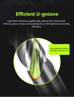 China Precision Carbide End Mill with Varies Cutting Edge Type and 35/38/40/45 Helix Angle for sale