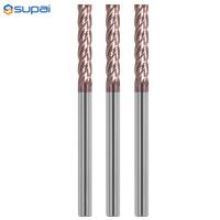 China 35/38/40/45 Helix Angle End Milling Cutter For Cutting Hard Materials for sale