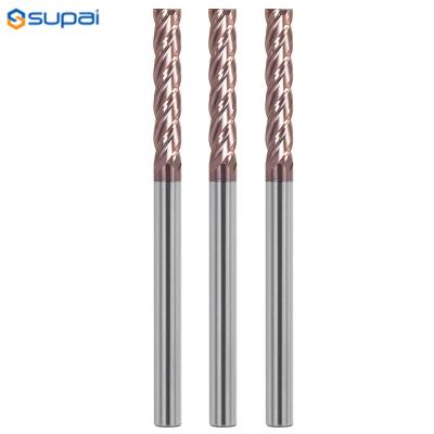 China 35/38/40/45 Helix Angle End Milling Cutter For Cutting Hard Materials for sale