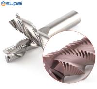 China TiAIN Coating Carbide End Mill With Varies Cutting Edge Geometry For Smooth Machining for sale