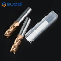 China Long Flute 12mm Precision Cutting Tools Square Corner Radius 3mm For Precision Metal Cutting for sale