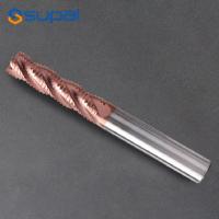 China Long Flute 12mm Precision Cutting Tools Square Corner Radius 3mm For Precision Metal Cutting for sale