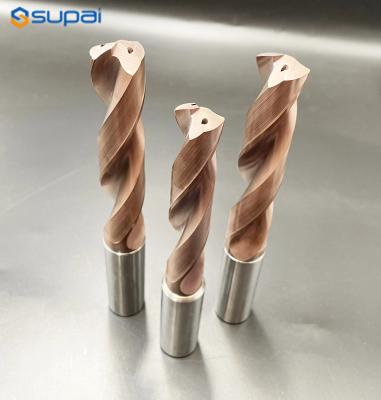 China Precision Drill Bits Polished Surface Flute Type For CNC Machining for sale