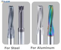 China Customized Coating TiAlN End Mills 2/4 Flutes 45° Helix Angle for Precision Milling for sale