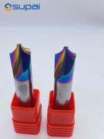 China Custom TiAlN End Mills For NYLON  With 35/38/45/55 Angle Cut for sale
