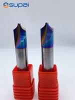 China Custom TiAlN End Mills For NYLON  With 35/38/45/55 Angle Cut for sale