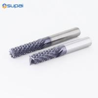 China Carbide Corn End Mill Coated With AlTiN TiAIN Naco Coating For Wood Plastic Carbon Fiber for sale