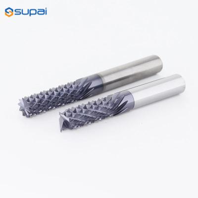 China Carbide Corn End Mill Coated With AlTiN TiAIN Naco Coating For Wood Plastic Carbon Fiber for sale