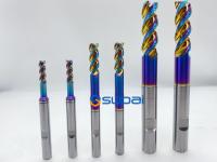 China 2-1/2 Inch Overall Length Aluminum End Mill With 5 Pieces And Helix Angle 35°-45° for sale