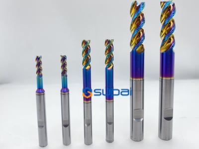 China 2-1/2 Inch Overall Length Aluminum End Mill With 5 Pieces And Helix Angle 35°-45° for sale