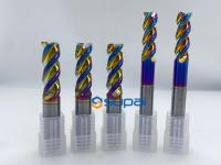 China 2-1/2 Inch Overall Length Aluminum End Mill With 5 Pieces And Helix Angle 35°-45° for sale