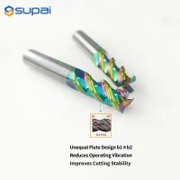 China 2-1/2 Inch Aluminum End Mill With 35°-45° Helix Angle And 0.030 Inch Corner Radius for sale