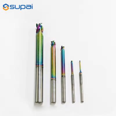 China 2-1/2 Inch Aluminum End Mill With 35°-45° Helix Angle And 0.030 Inch Corner Radius for sale