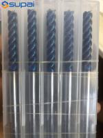 China 1 Flute Tungsten Steel Carbide End Mill For Varies Cutting Edge Geometry And Speed Cutting for sale